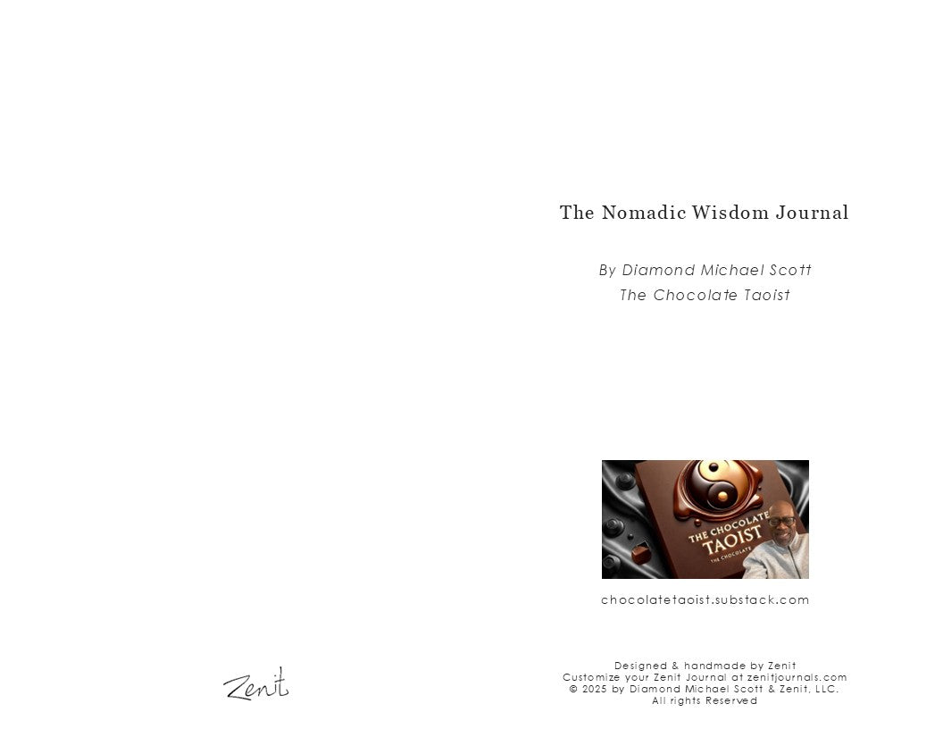 Nomadic Wisdom Journal by The Chocolate Taoist – Zenit Journals